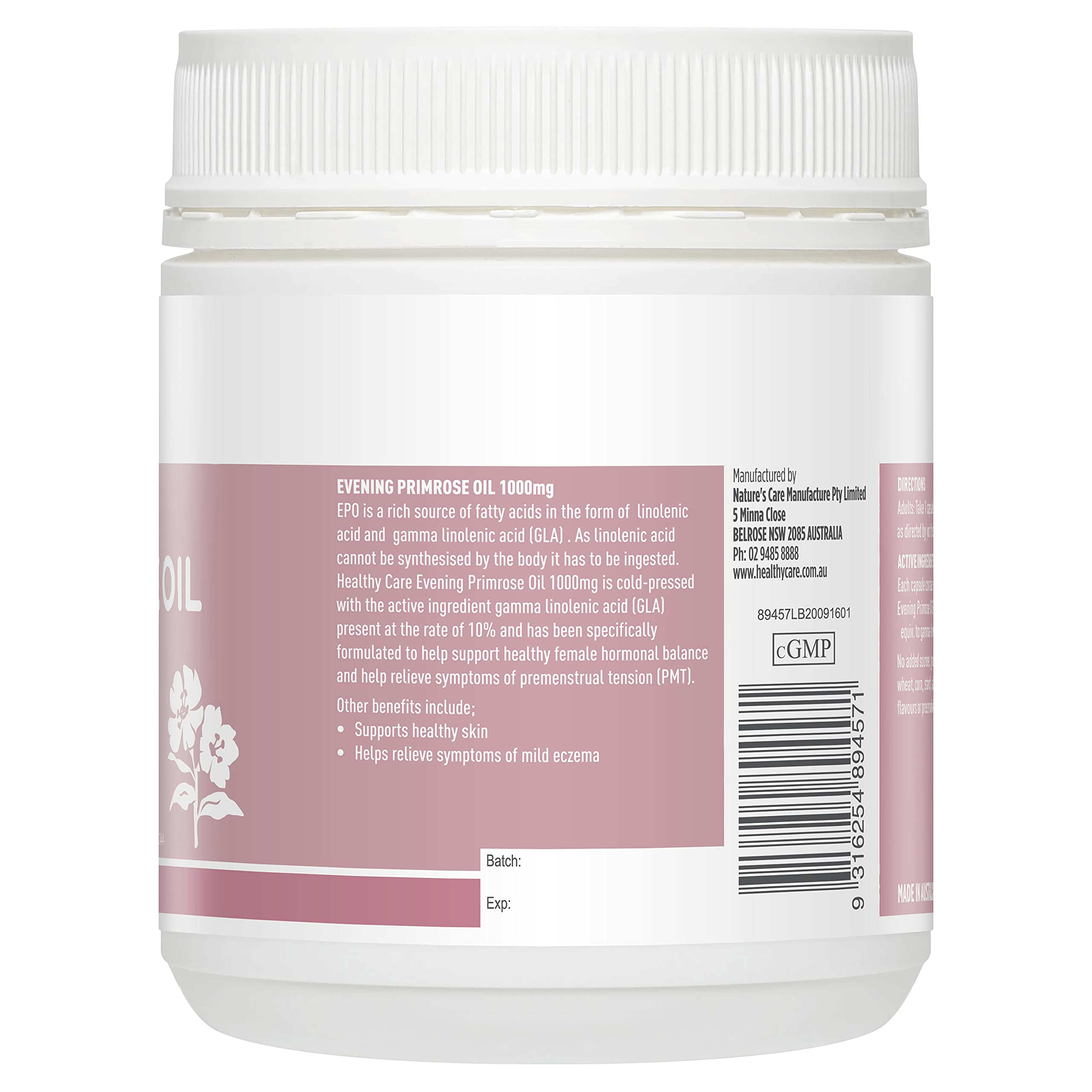natural evening primrose supplement