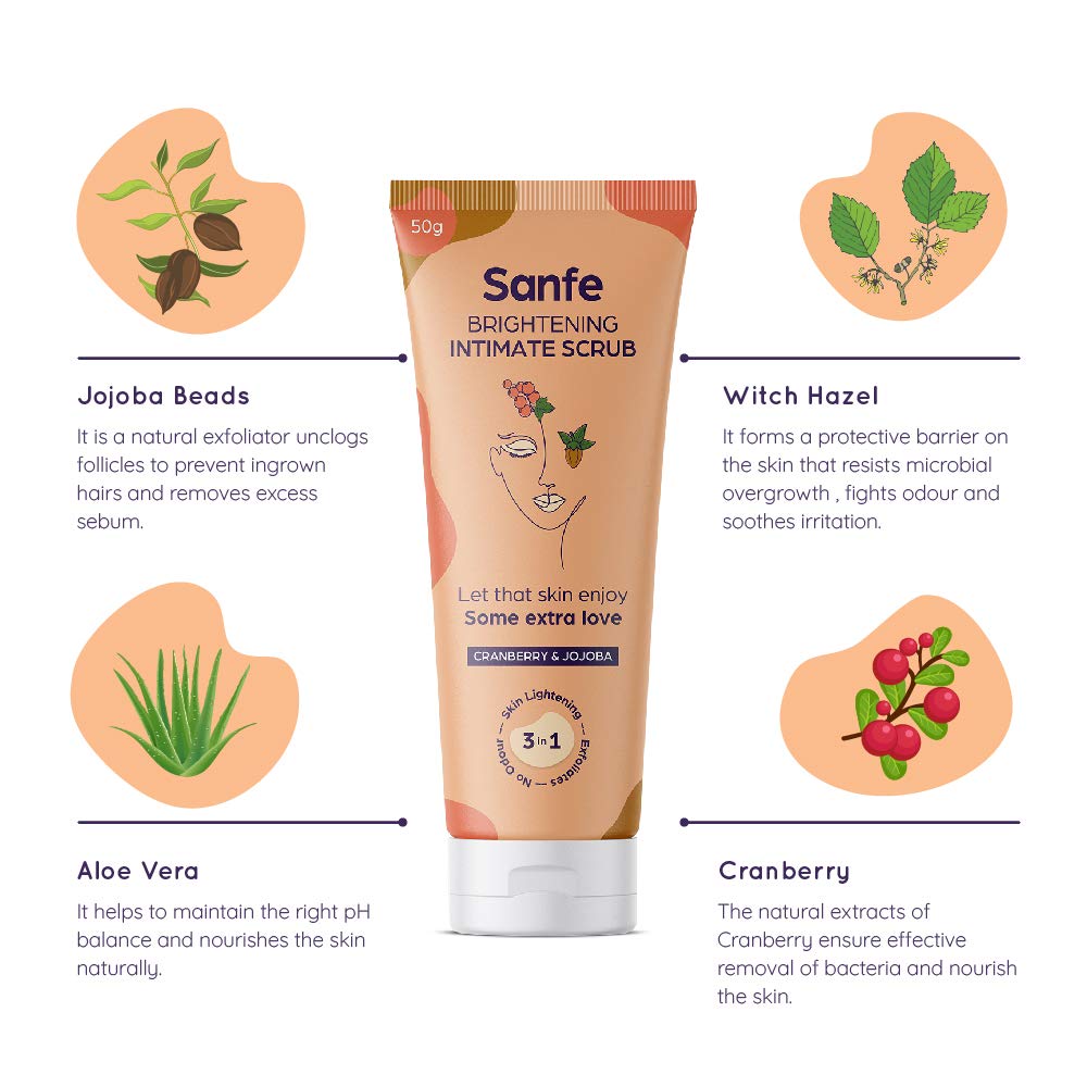 natural exfoliant for intimate hygiene