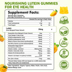 Natural eye care gummies for adults