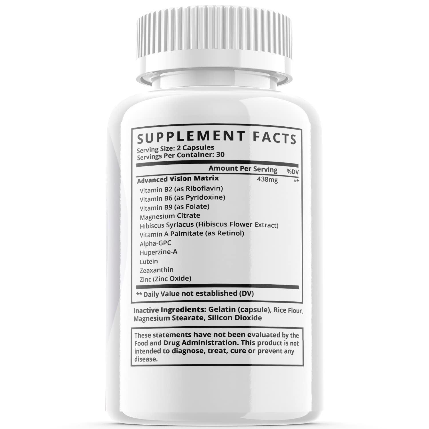 natural eye care supplement capsules
