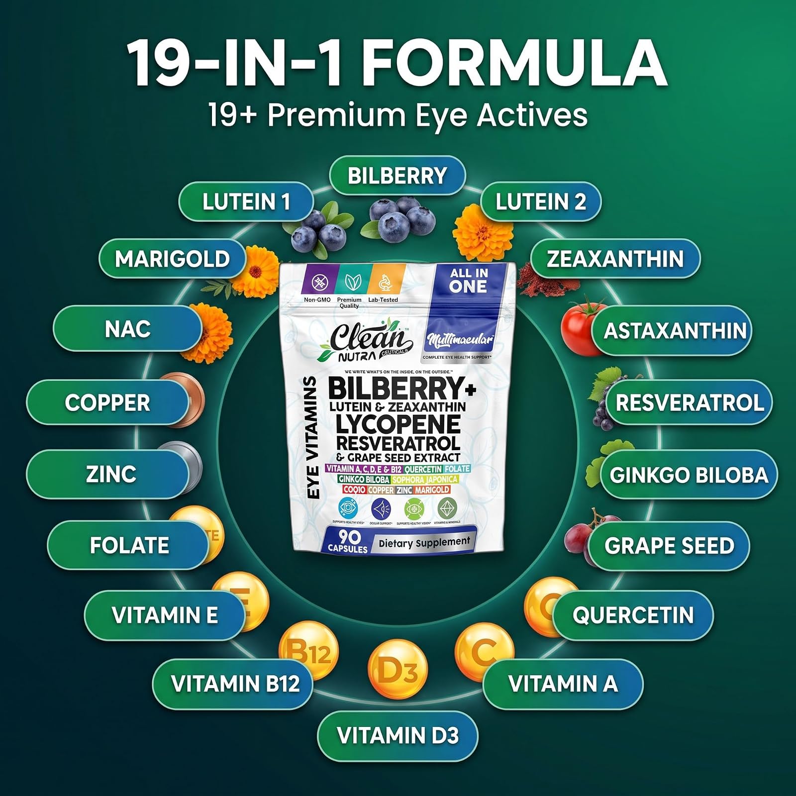 Natural eye care with Bilberry extract