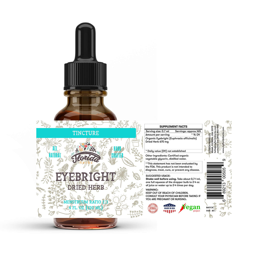 natural eye care with herbal tincture