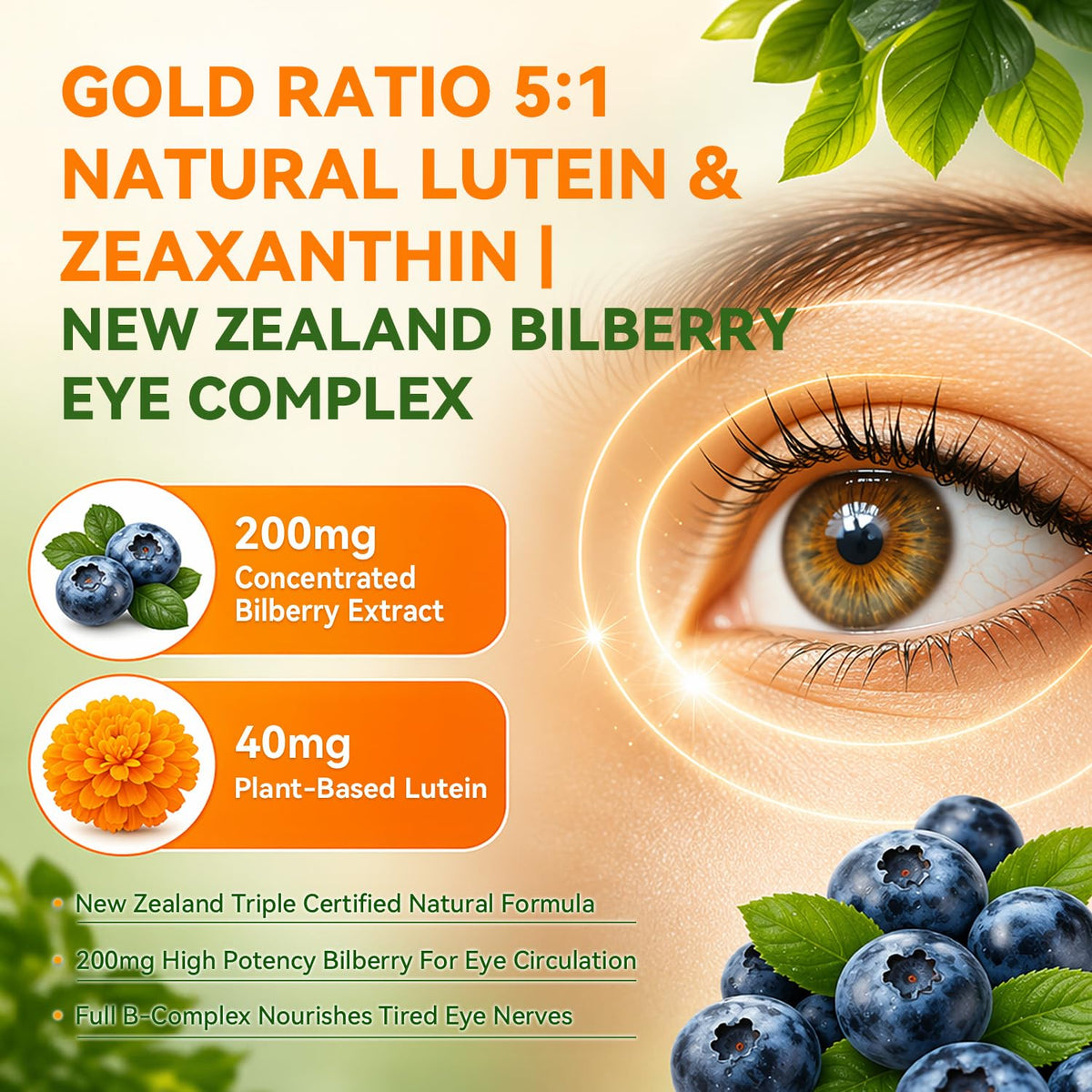 Natural eye care with lutein