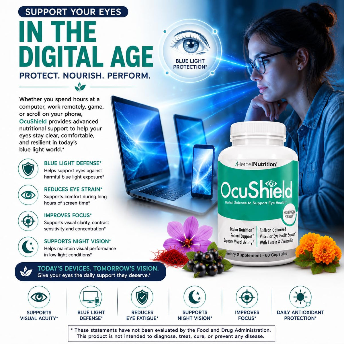 Natural eye care with OcuShield