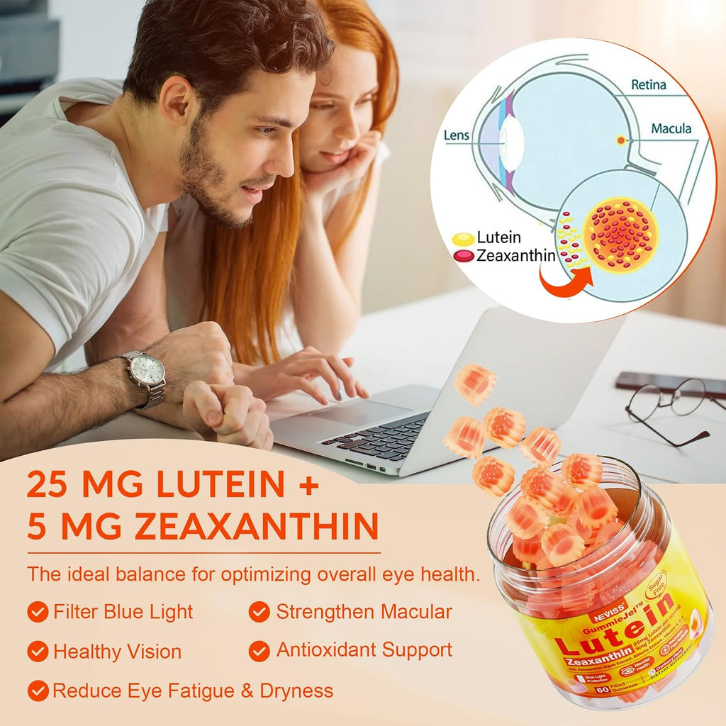 Natural eye care with zeaxanthin gummies