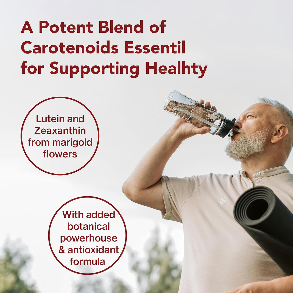 Natural eye health formula with lutein