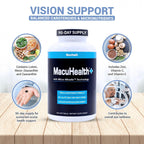Natural eye health supplement capsules