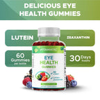 Natural eye health supplement gummies