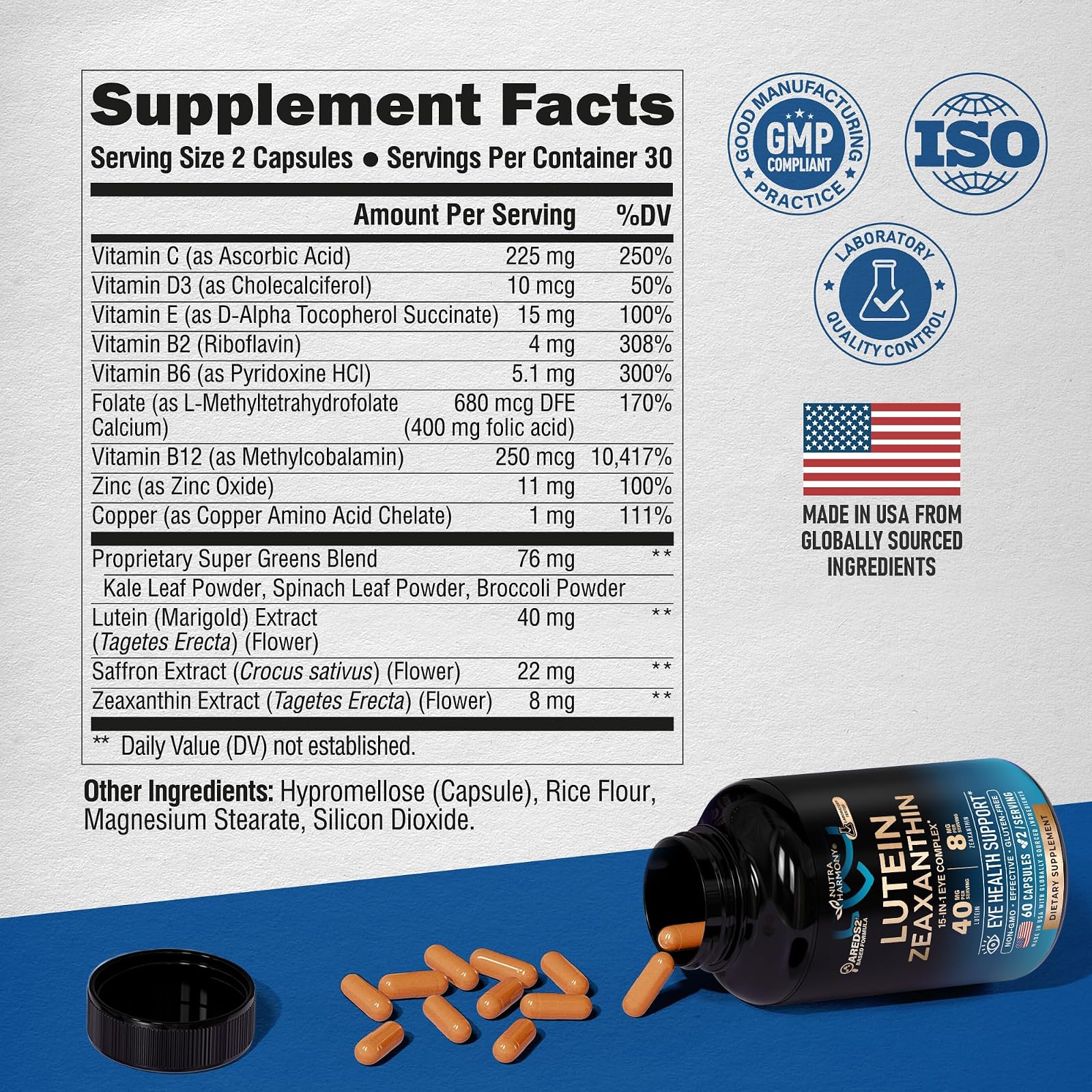 Natural eye health supplements in Canada