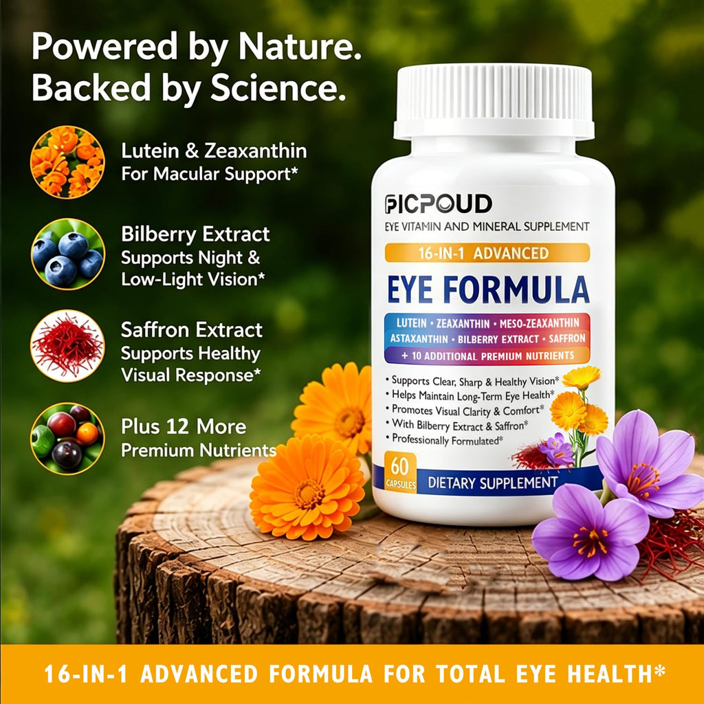 Natural eye supplement with Lutein