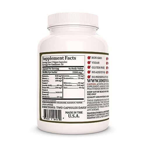 natural eye support blended supplements