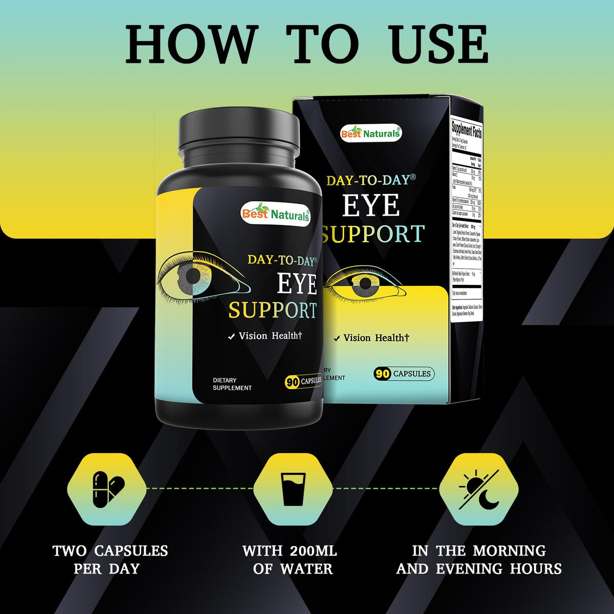 Natural eye support for vision