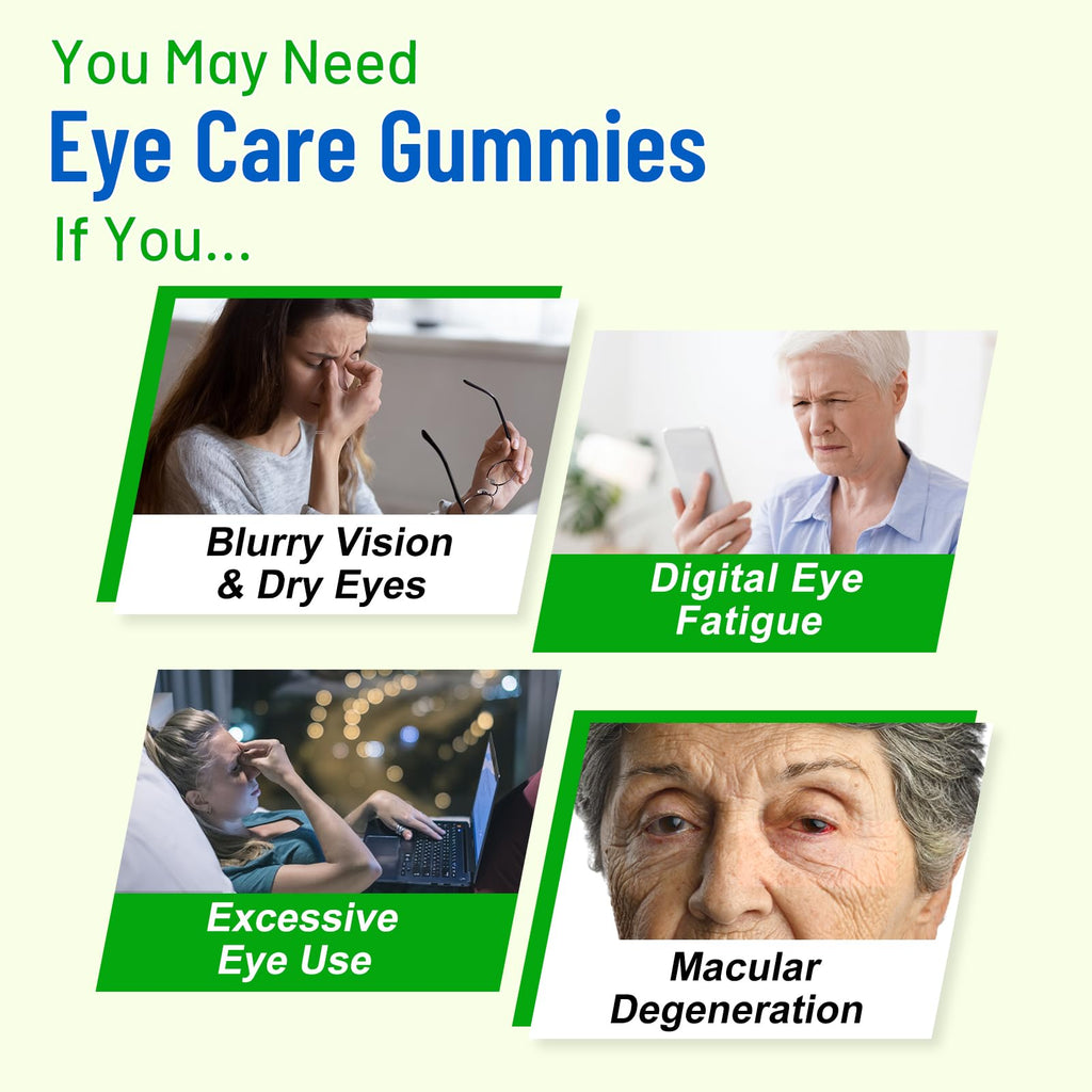 natural eye support gummies with lutein