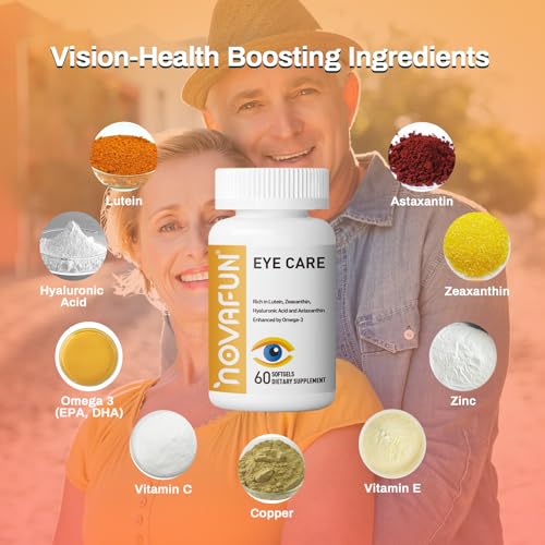 Natural eye support with blended vitamins