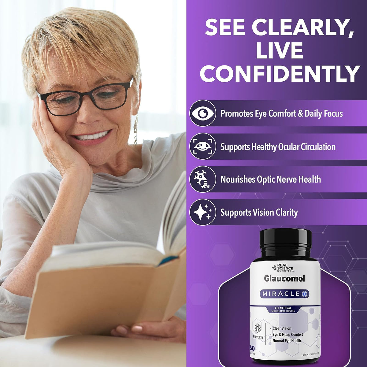 Natural eye vitamins for vision clarity
