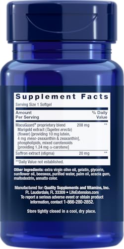 natural eye vitamins with saffron extract