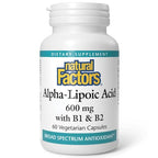 Natural Factors Alpha-Lipoic Acid capsules