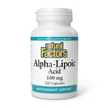 Natural Factors Alpha Lipoic Acid capsules