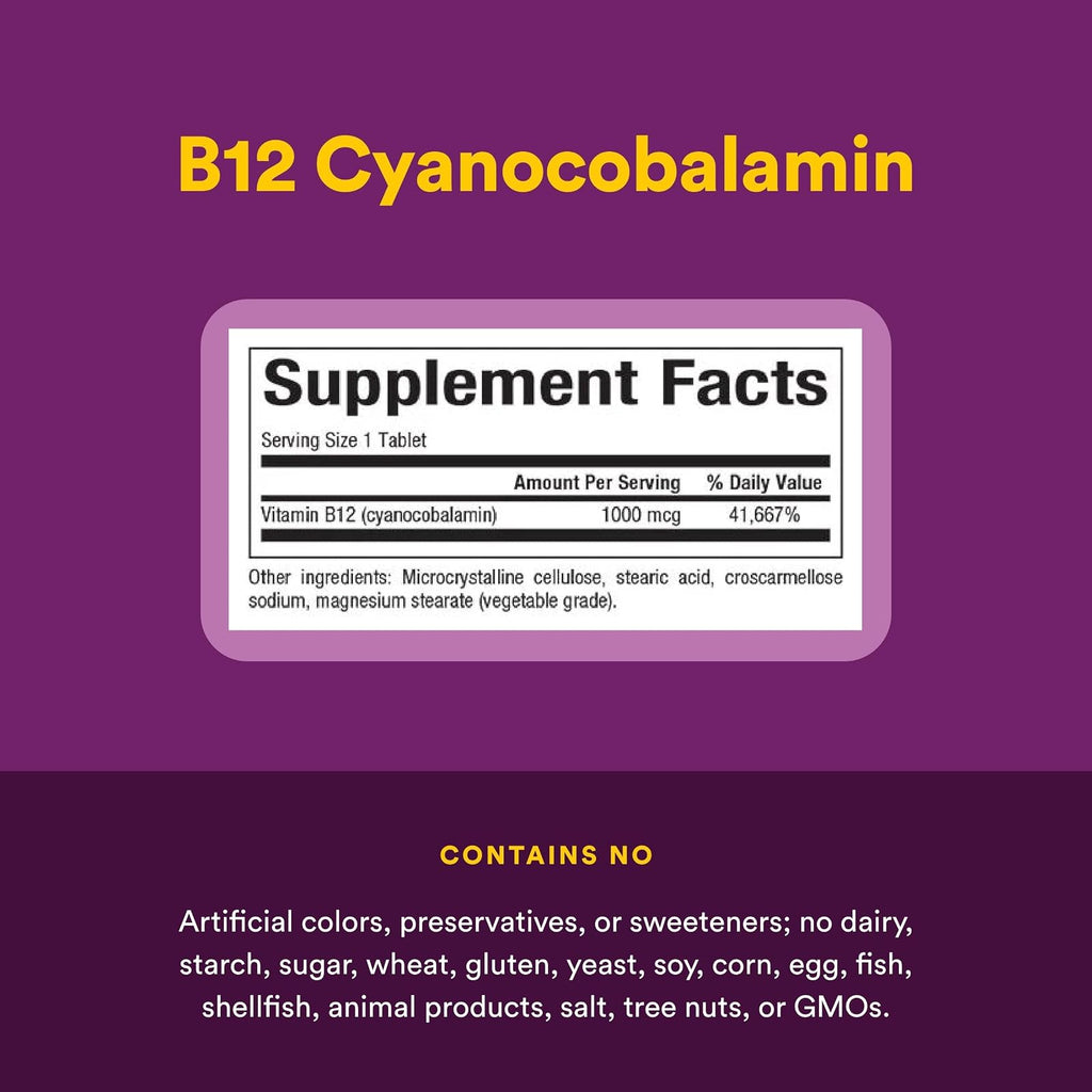 Natural Factors B12 for vitality