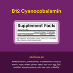 Natural Factors B12 for vitality