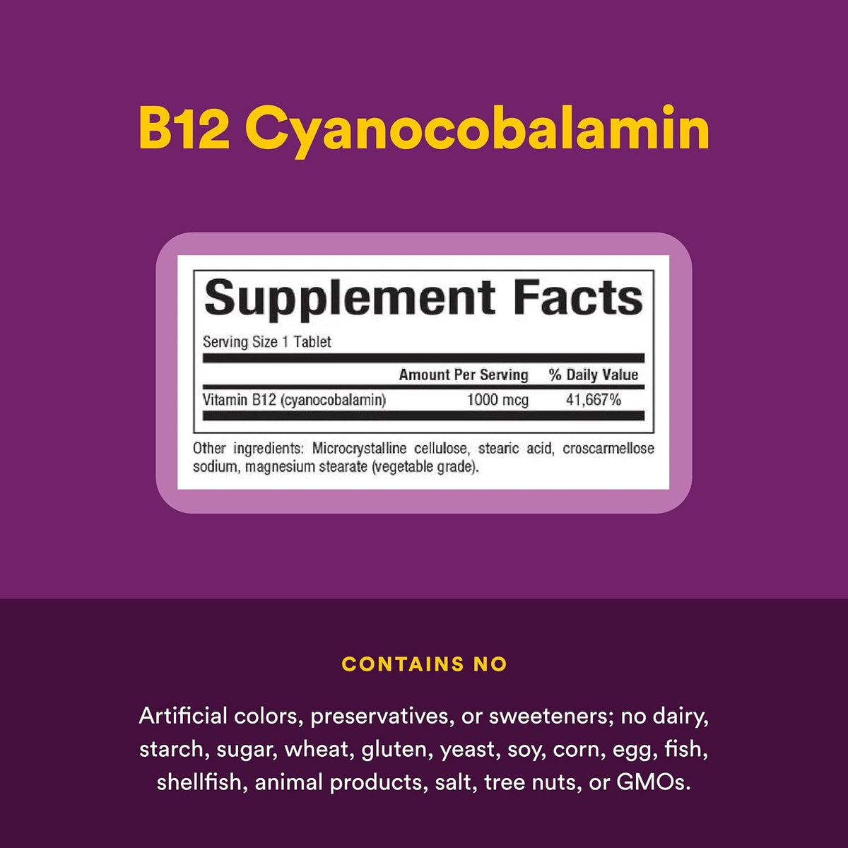 Natural Factors B12 for vitality