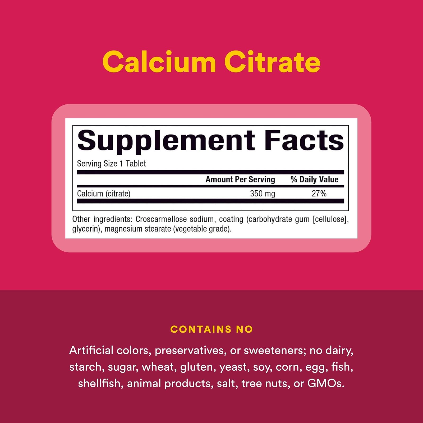 Natural Factors calcium for strong bones