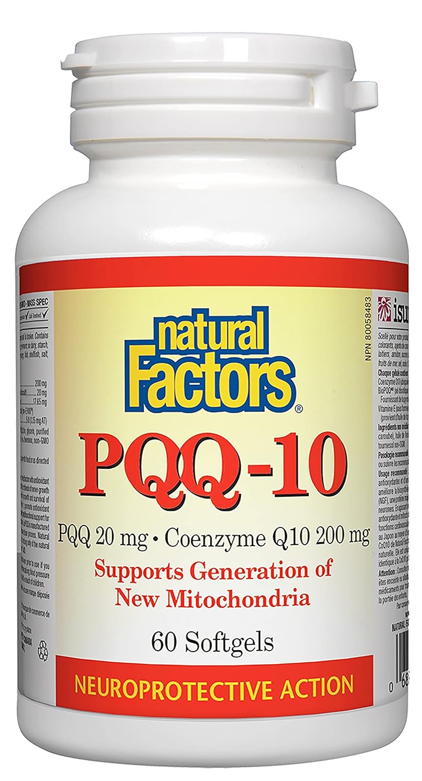 Natural Factors coq10 softgels
