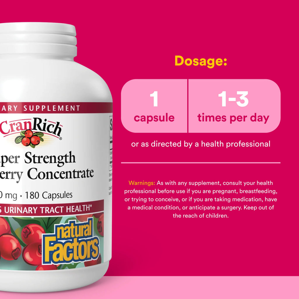 natural factors cranberry supplement