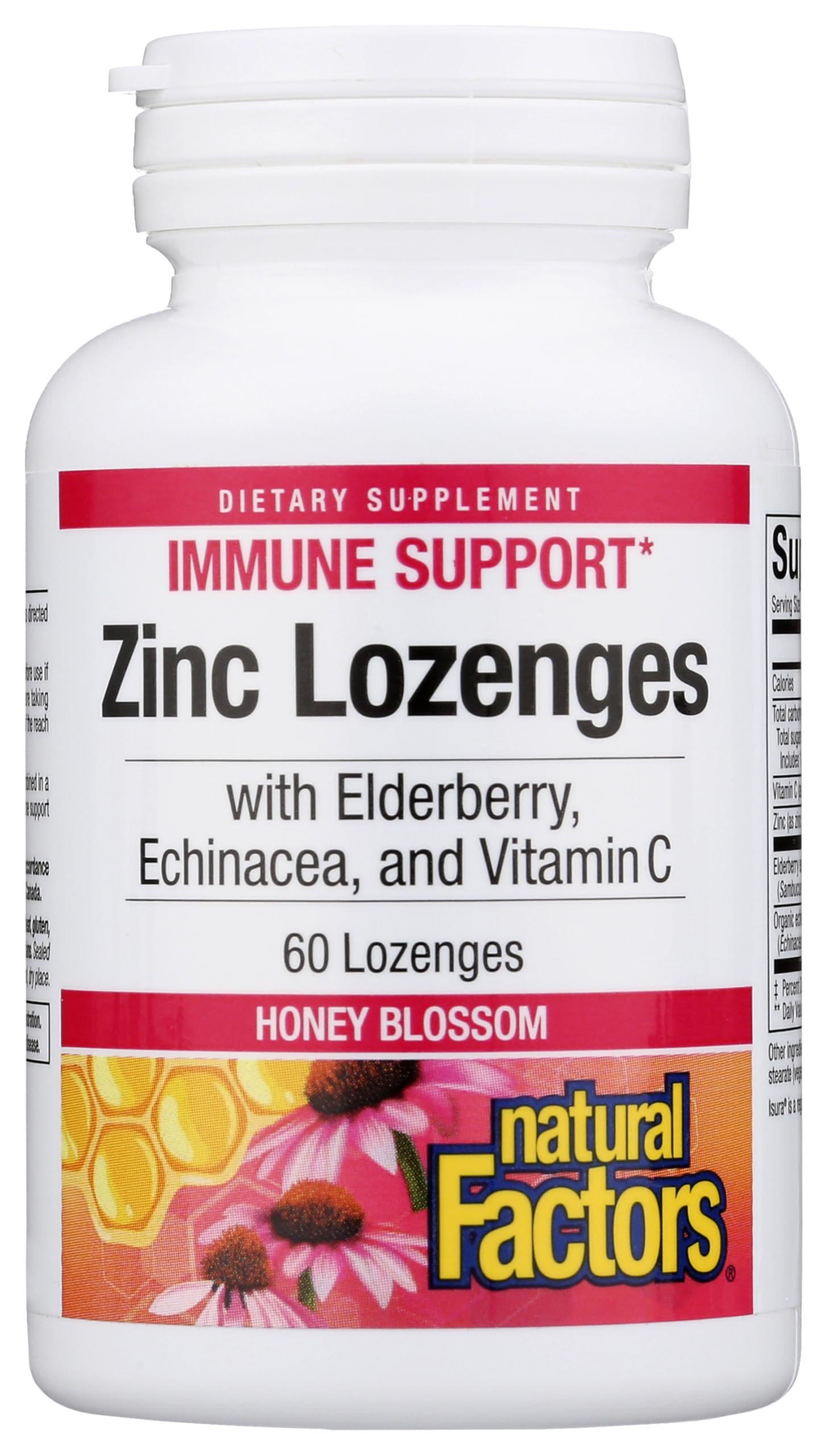 Natural Factors elderberry immune support lozenges