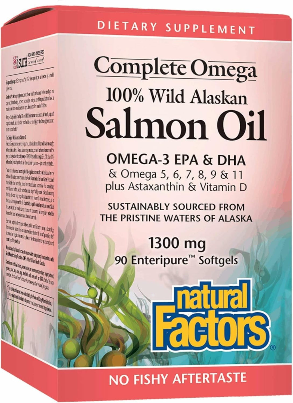 Natural Factors fish oil softgels