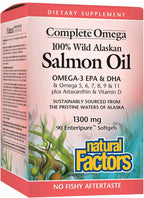 Natural Factors fish oil softgels