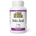 natural factors folic acid benefits
