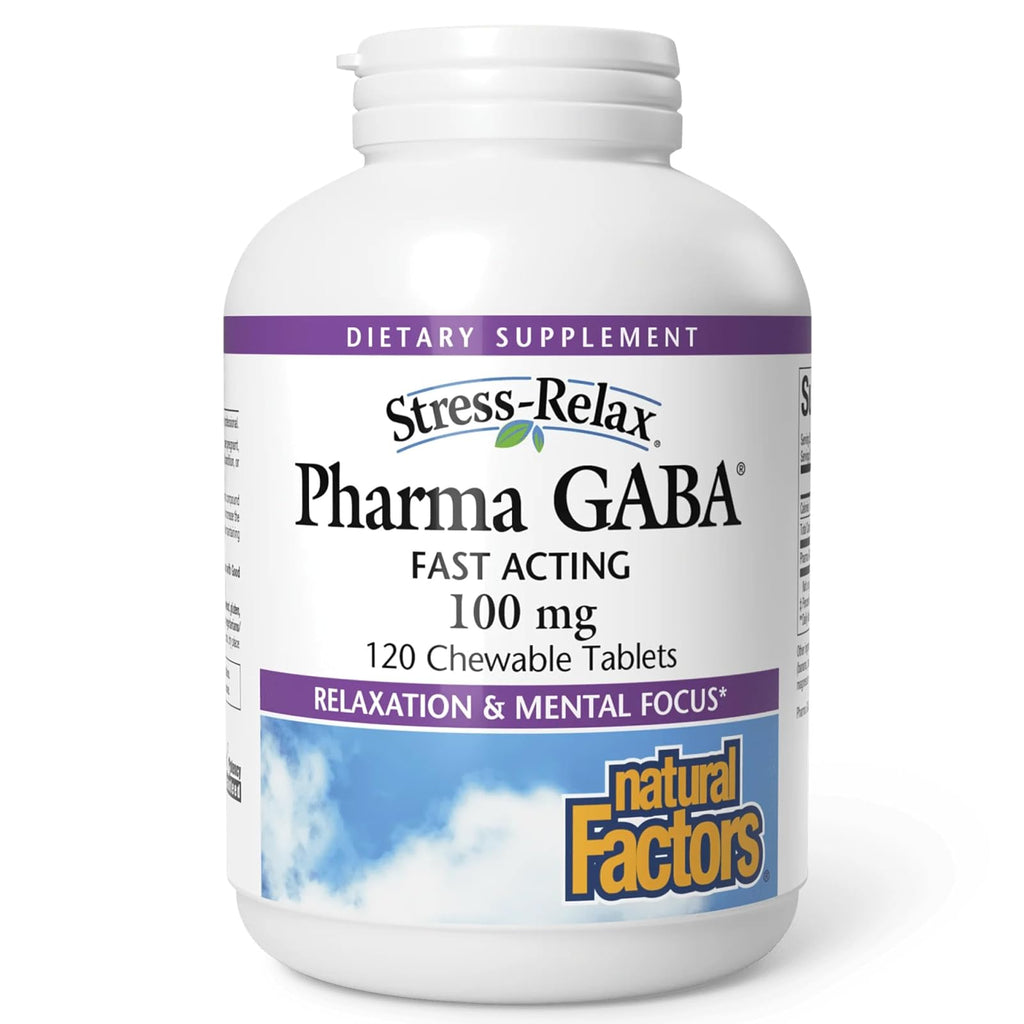 natural factors gaba chewable tablets