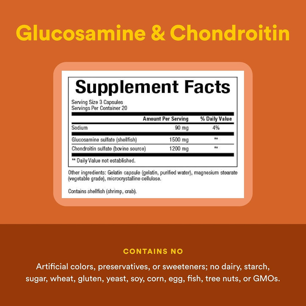 natural factors glucosamine and chondroitin