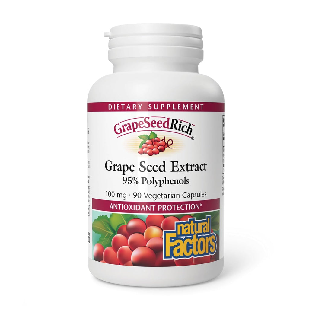 Natural Factors grape seed extract benefits