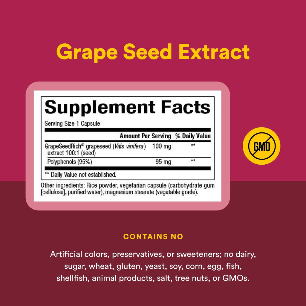 natural factors grape seed extract