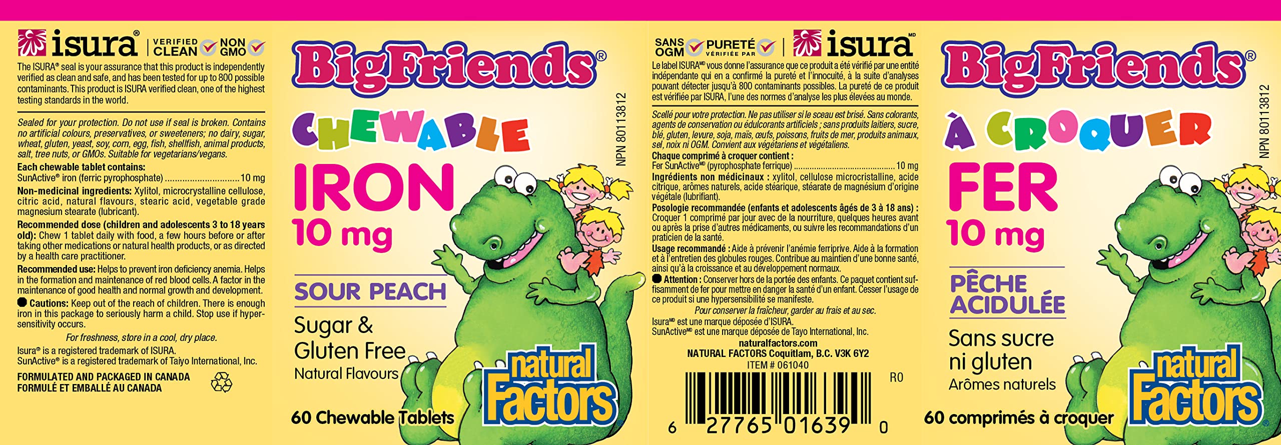 natural factors iron for kids