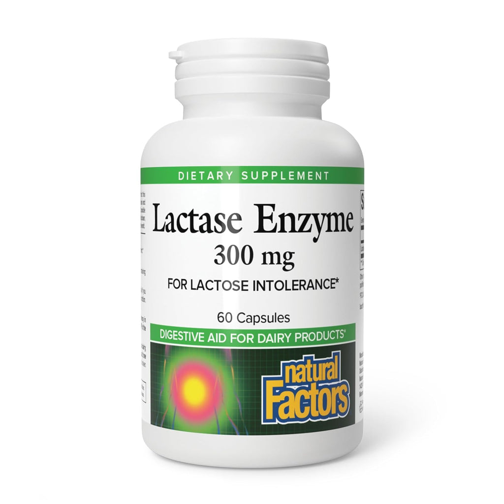 Natural Factors lactase enzyme capsules