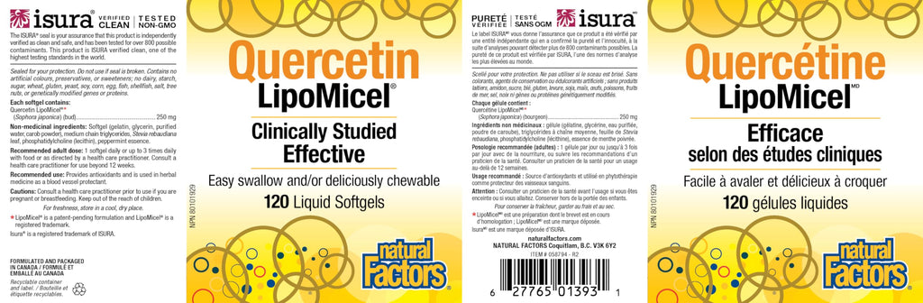 Natural Factors Lipomicel for healthy living