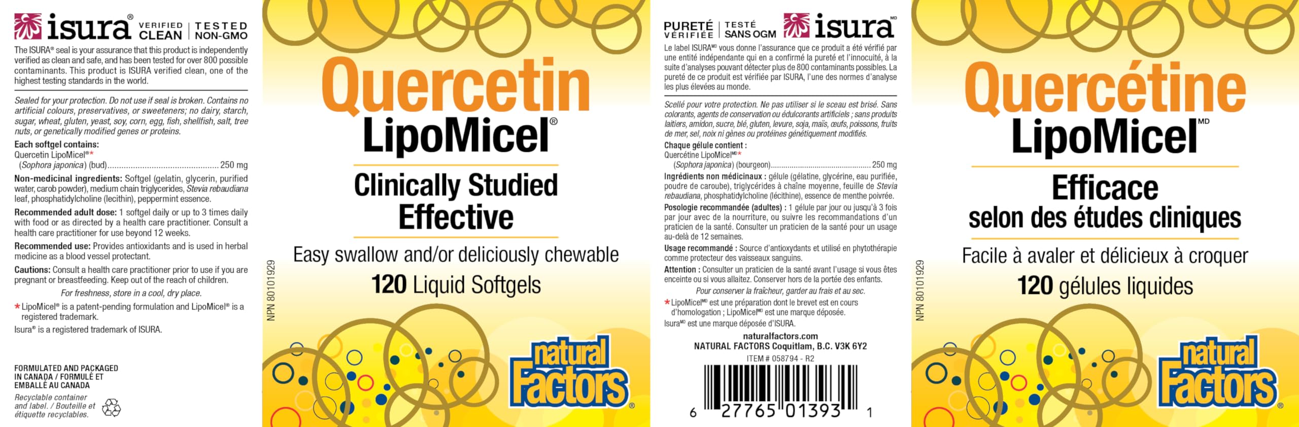 Natural Factors Lipomicel for healthy living