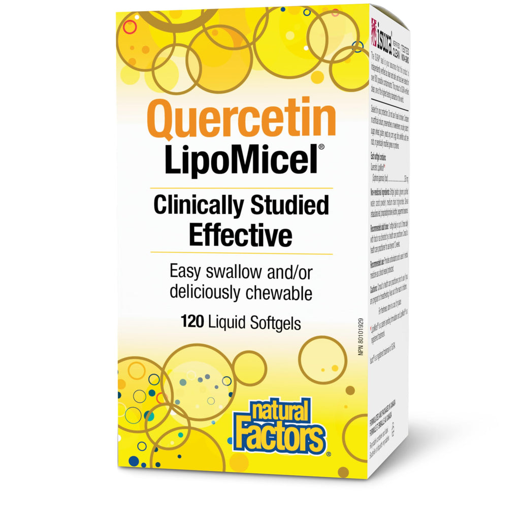 Natural Factors Lipomicel Quercetin benefits