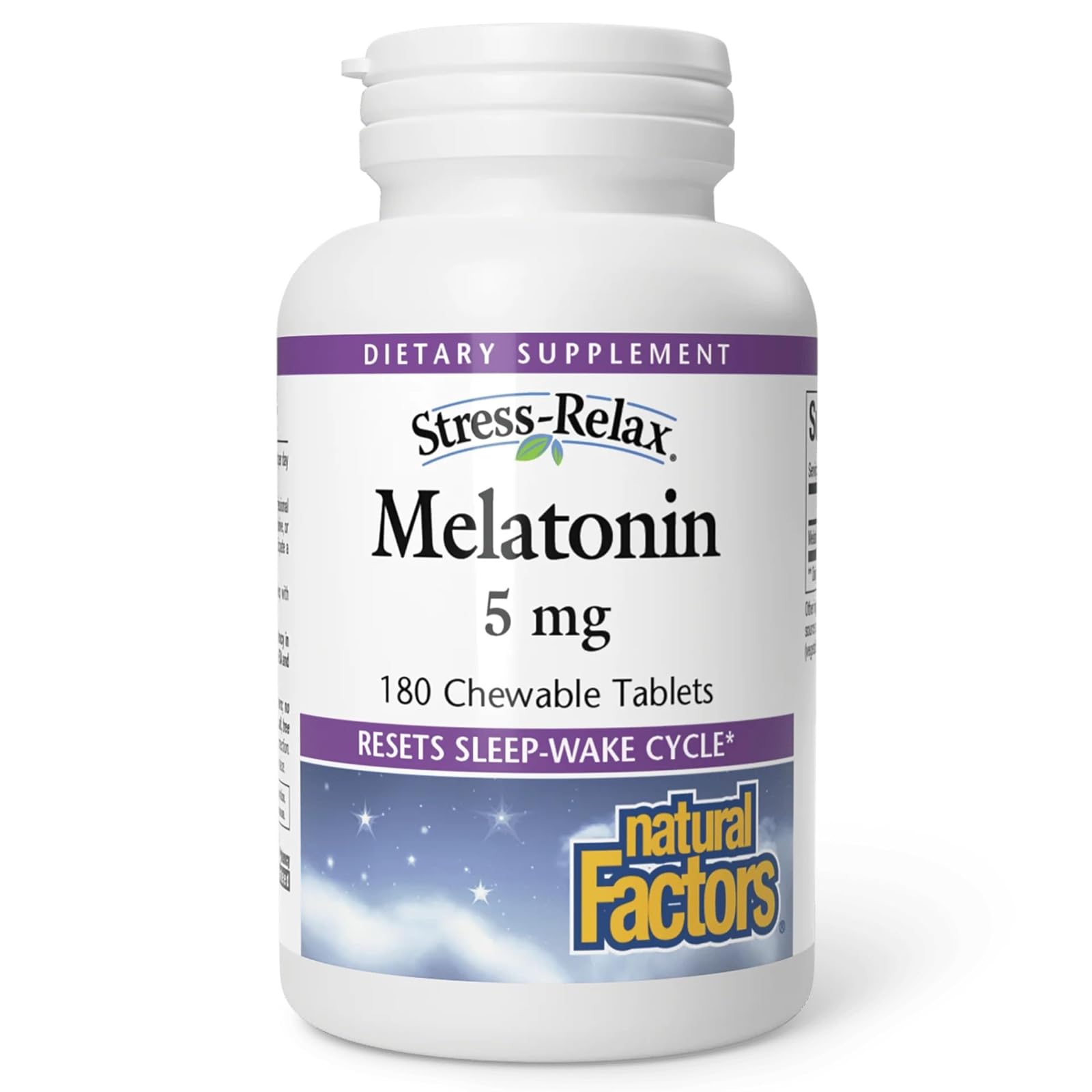 natural factors melatonin chewable tablets
