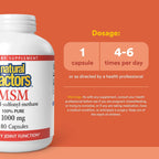 natural factors msm for inflammation relief