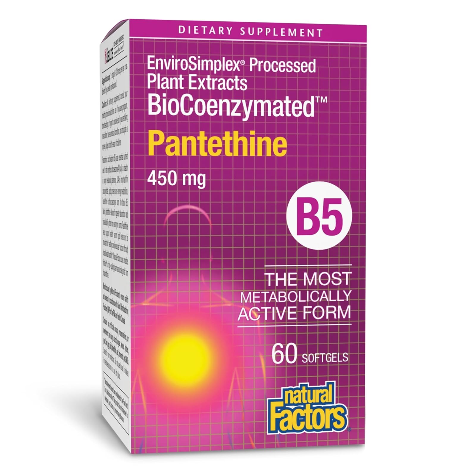 Natural Factors Pantethine B5 softgels