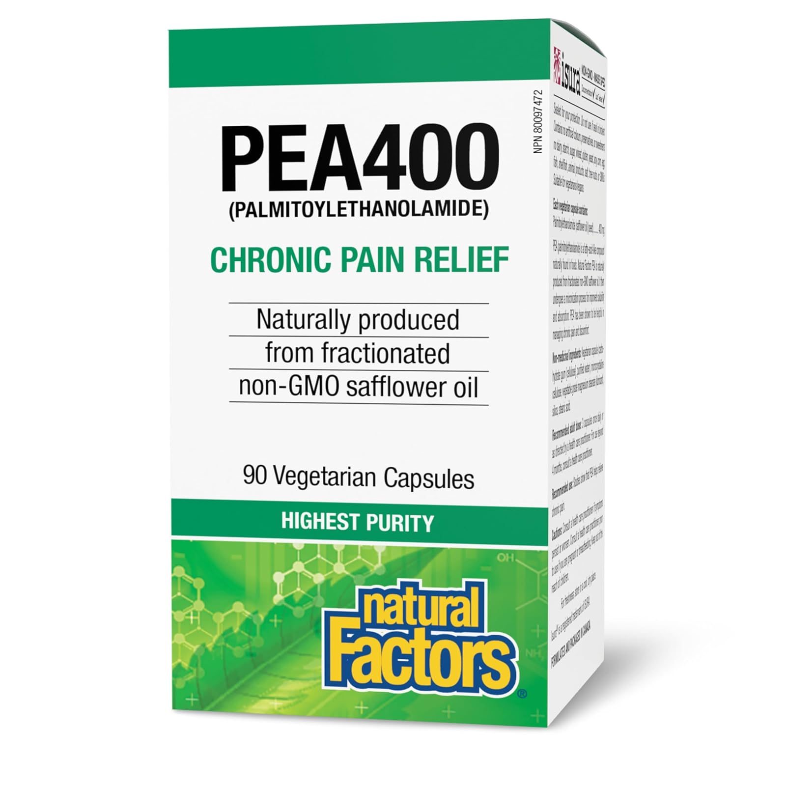 Natural Factors PEA400 multivitamins for wellness