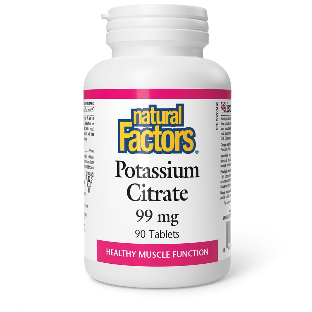 Natural Factors Potassium Citrate capsules