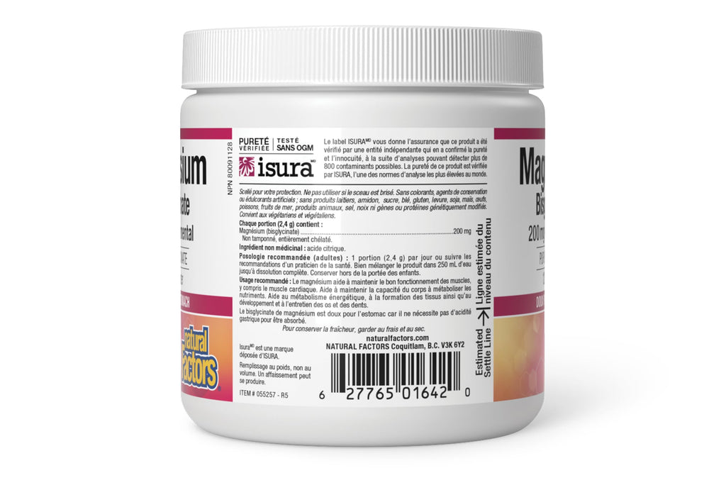 Natural Factors powder for overall vitality