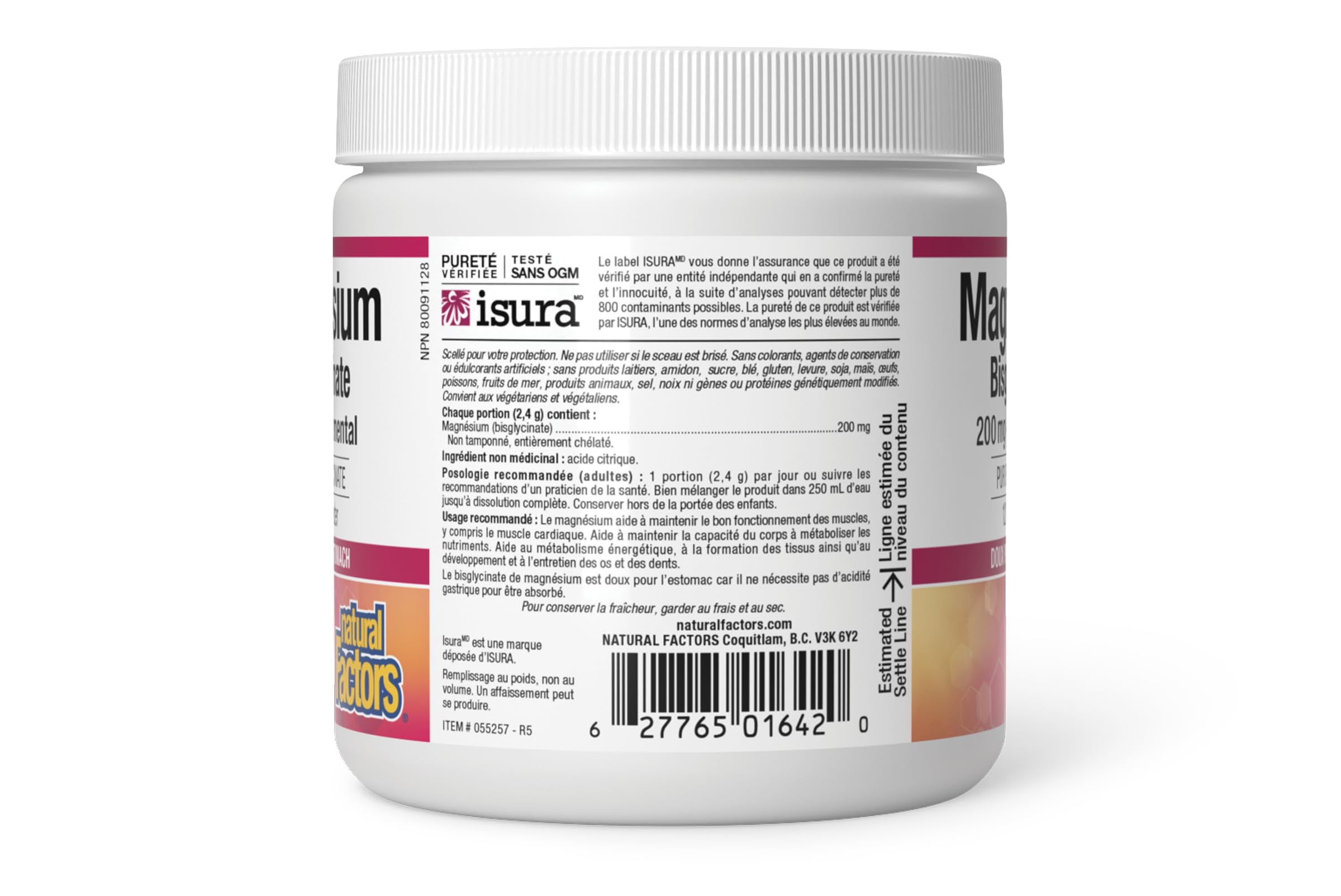 Natural Factors powder for overall vitality