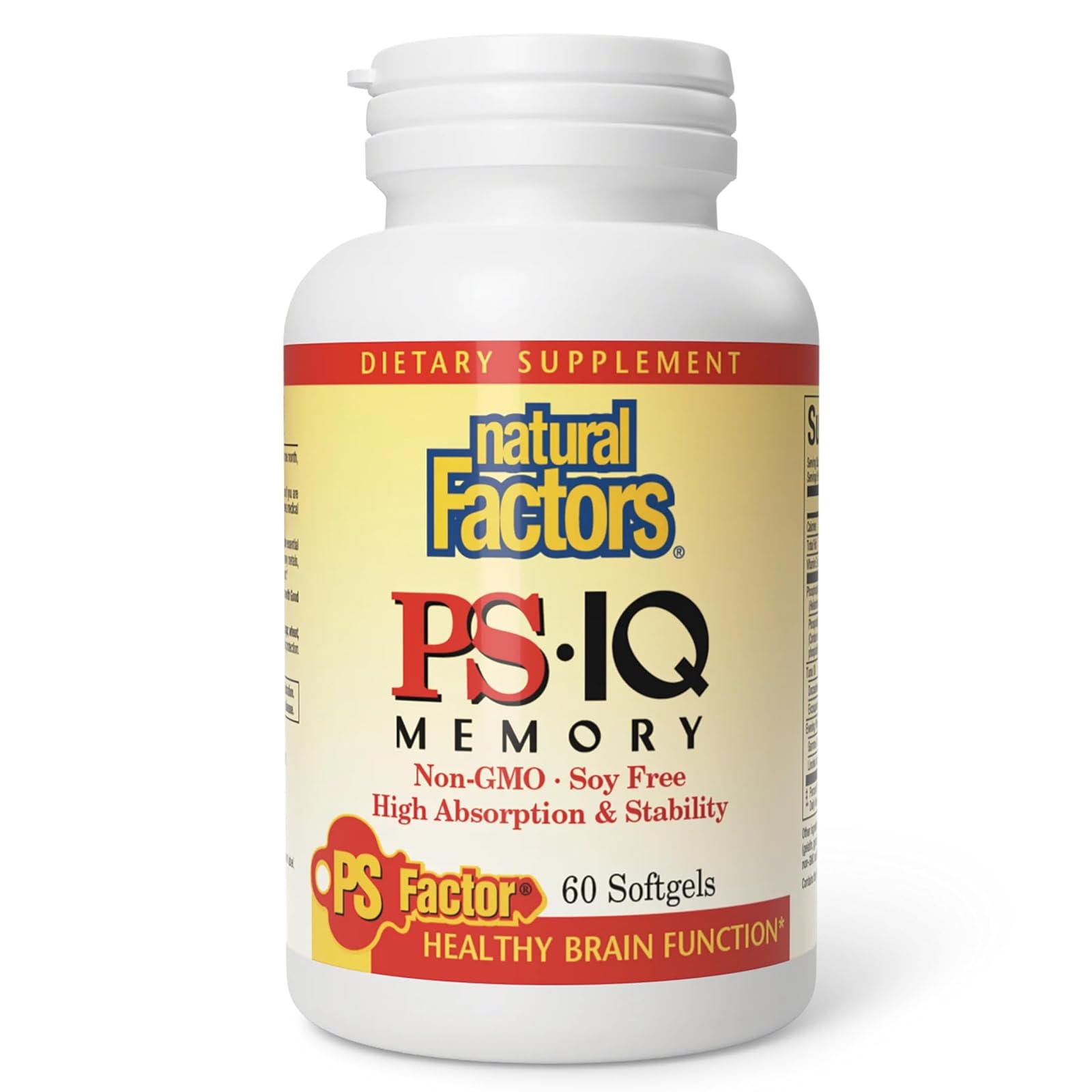 Natural Factors PS-IQ Memory softgels