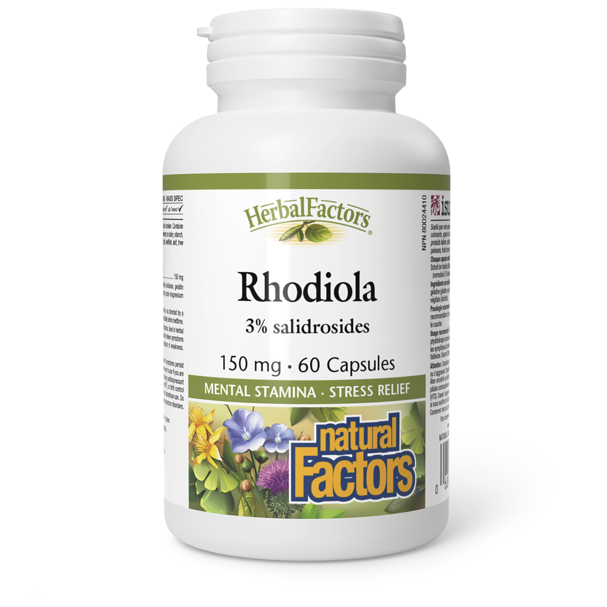 natural factors rhodiola herbal supplements